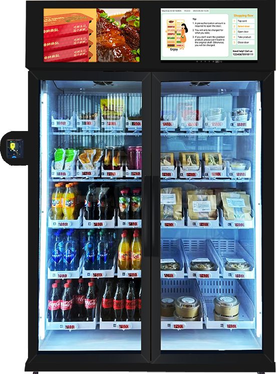 Micron Smart Fridge Vending Machine for dachi Snacks